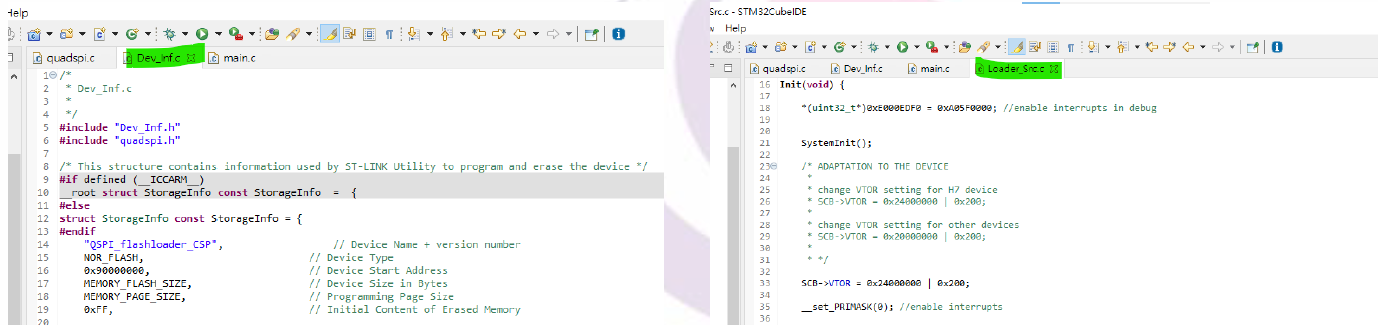 Discovery STM32H750XB-External Loader - AMS and STM32